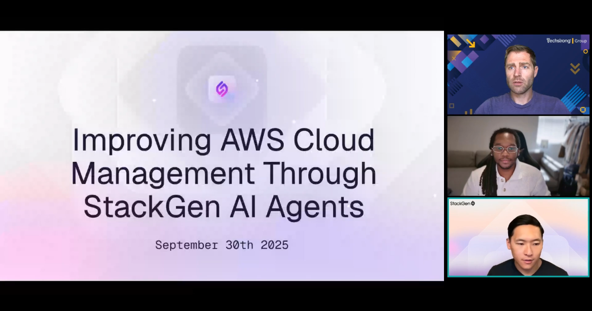 Improving AWS Cloud Management Through StackGen AI Agents